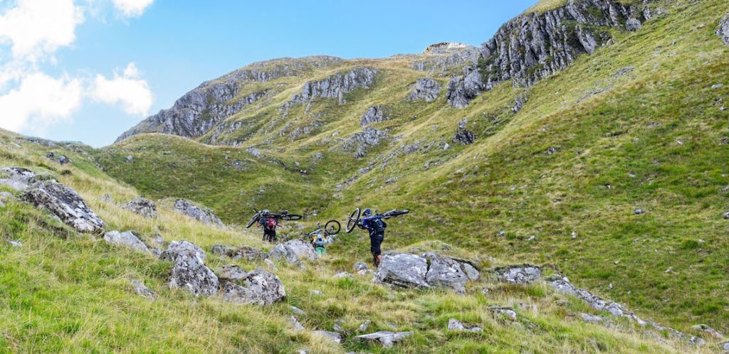 Hike-a-bike - Mastering the art of carrying your bike - H+I Adventures